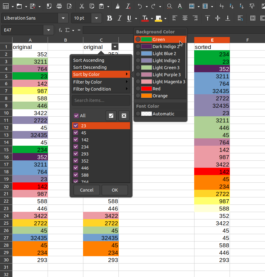 File:SortByColor.png - The Document Foundation Wiki