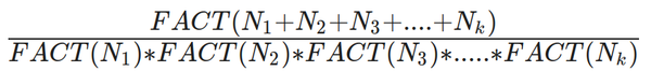 Documentation/Calc Functions/MULTINOMIAL - The Document Foundation Wiki