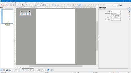 Eine Masterfolie erstellen in Draw - The Document Foundation Wiki