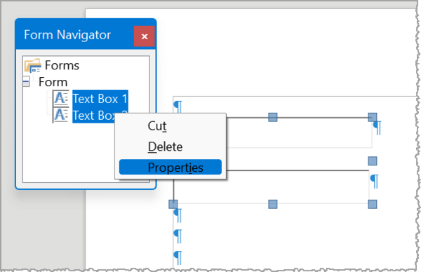 Create a fillable form in Writer - The Document Foundation Wiki