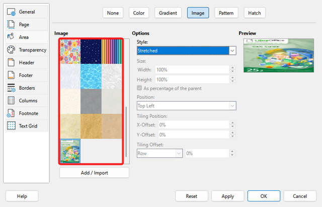 File:BitmapPageStyle.png - The Document Foundation Wiki