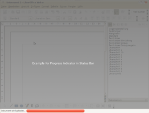 Design/Whiteboards/Progress Indicators - The Document Foundation Wiki
