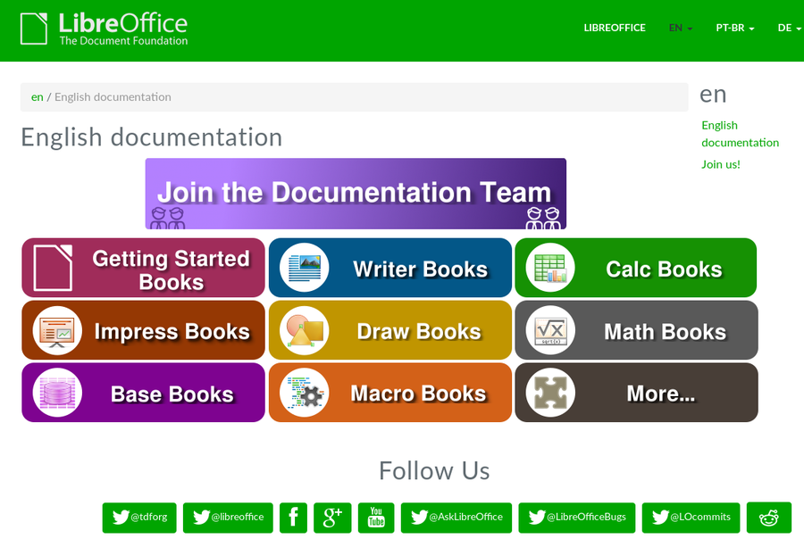 Documentation/Guides Website - The Document Foundation Wiki