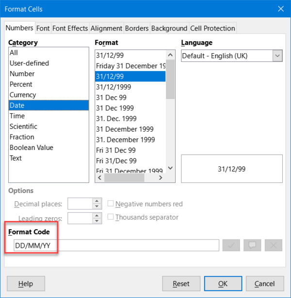 Format date - The Document Foundation Wiki