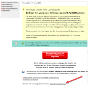 FAQ/Allgemein/Java installieren - The Document Foundation Wiki