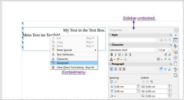 Text Box in Writer - The Document Foundation Wiki
