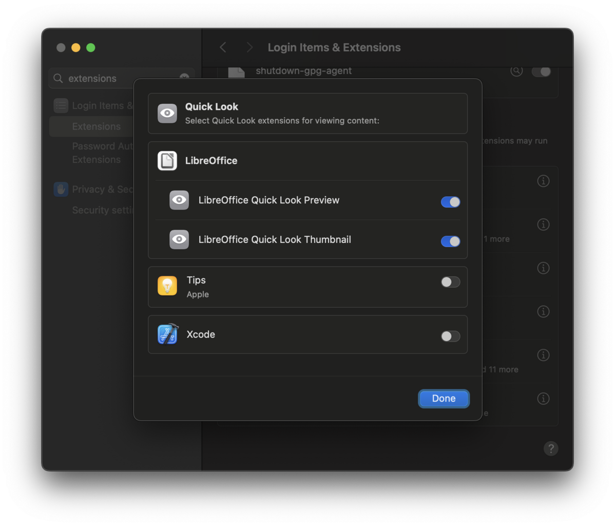 File:MacOS Sequoia installed LibreOffice Quick Look plugins.png - The ...