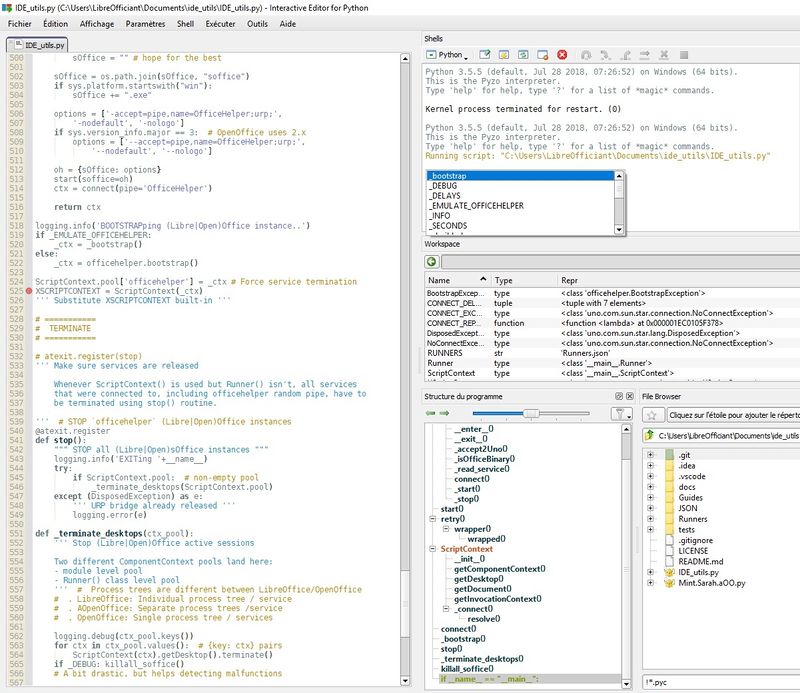 Macros/Conception et Développement d'Applications Python - The Document Foundation Wiki
