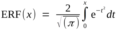 Documentation/Calc Functions/ERF - The Document Foundation Wiki