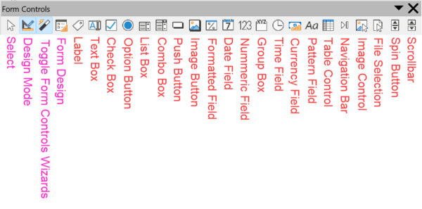 Create a fillable form in Writer - The Document Foundation Wiki
