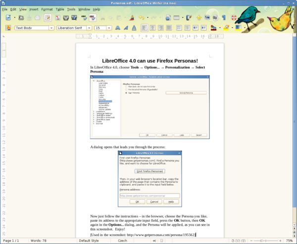 LibreOffice 4.0: Release Notes - The Document Foundation Wiki