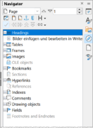 Using the Navigator in Writer - The Document Foundation Wiki