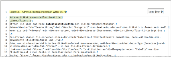 Video how-to guide - The Document Foundation Wiki