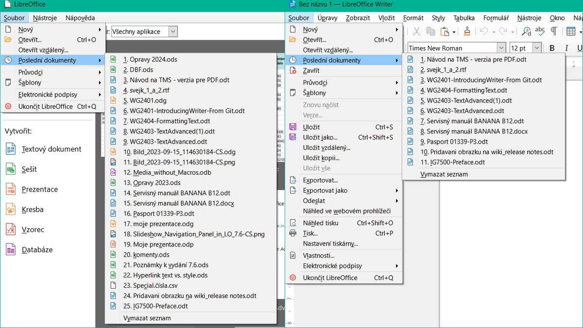 Poznámky k vydání 7.6 - The Document Foundation Wiki