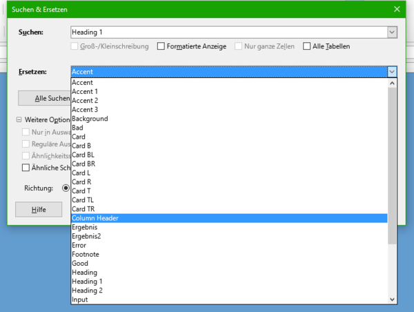 Search and Replace in Calc - The Document Foundation Wiki