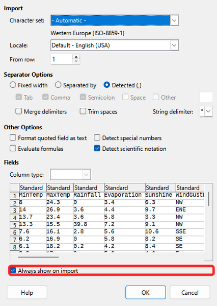 File:TextImportCsvDialog.png - The Document Foundation Wiki